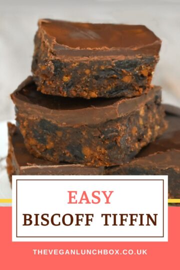 Scottish Biscoff Tiffin (vegan) - The Vegan Lunchbox