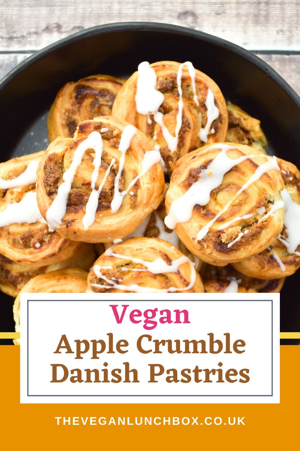 Vegan Apple Crumble Danish Pastries - Air Fryer Recipe ...