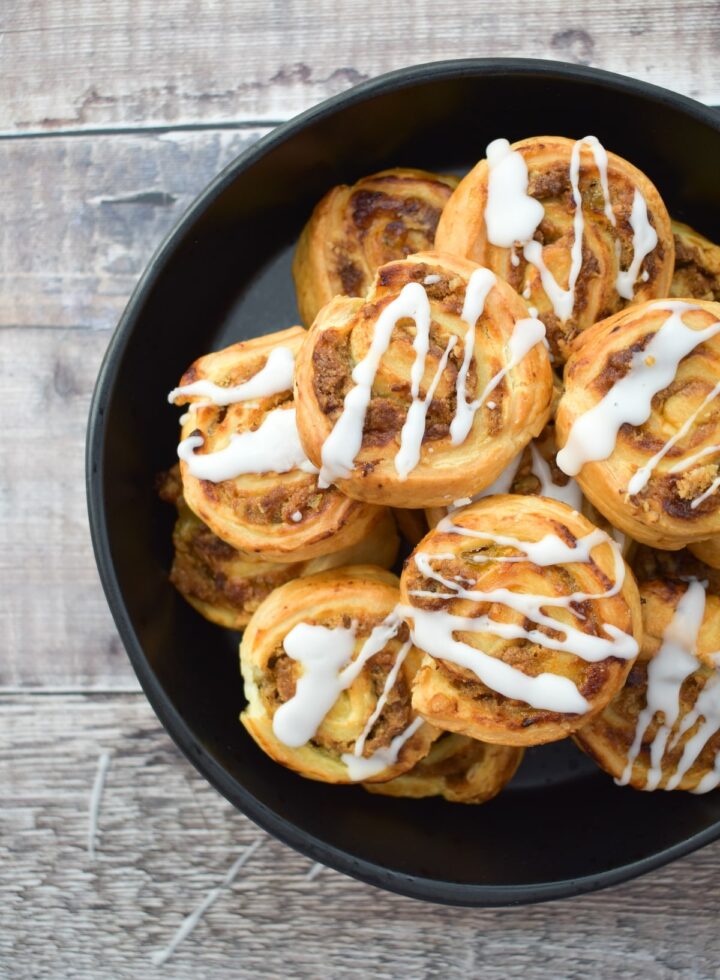 Vegan Apple Crumble Danish Pastries - Air Fryer Recipe ...