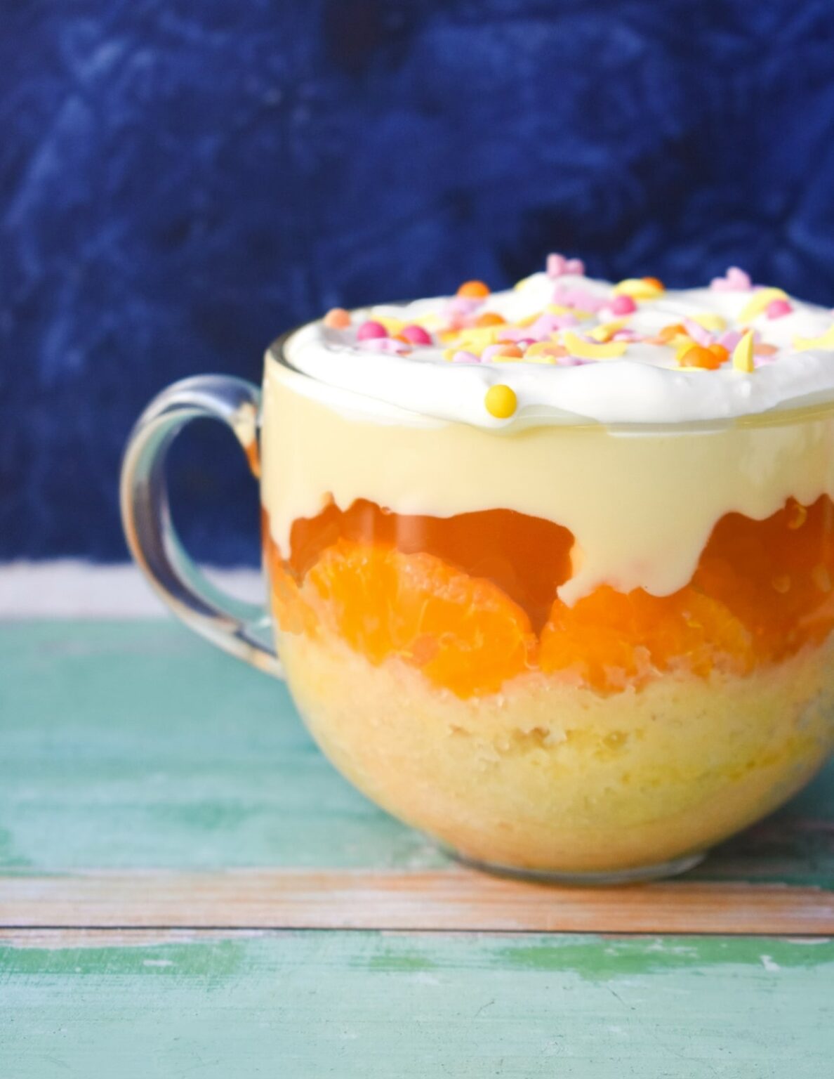 Easy Vegan Fruit Trifle with Microwave Sponge Cake - theveganlunchbox.co.uk
