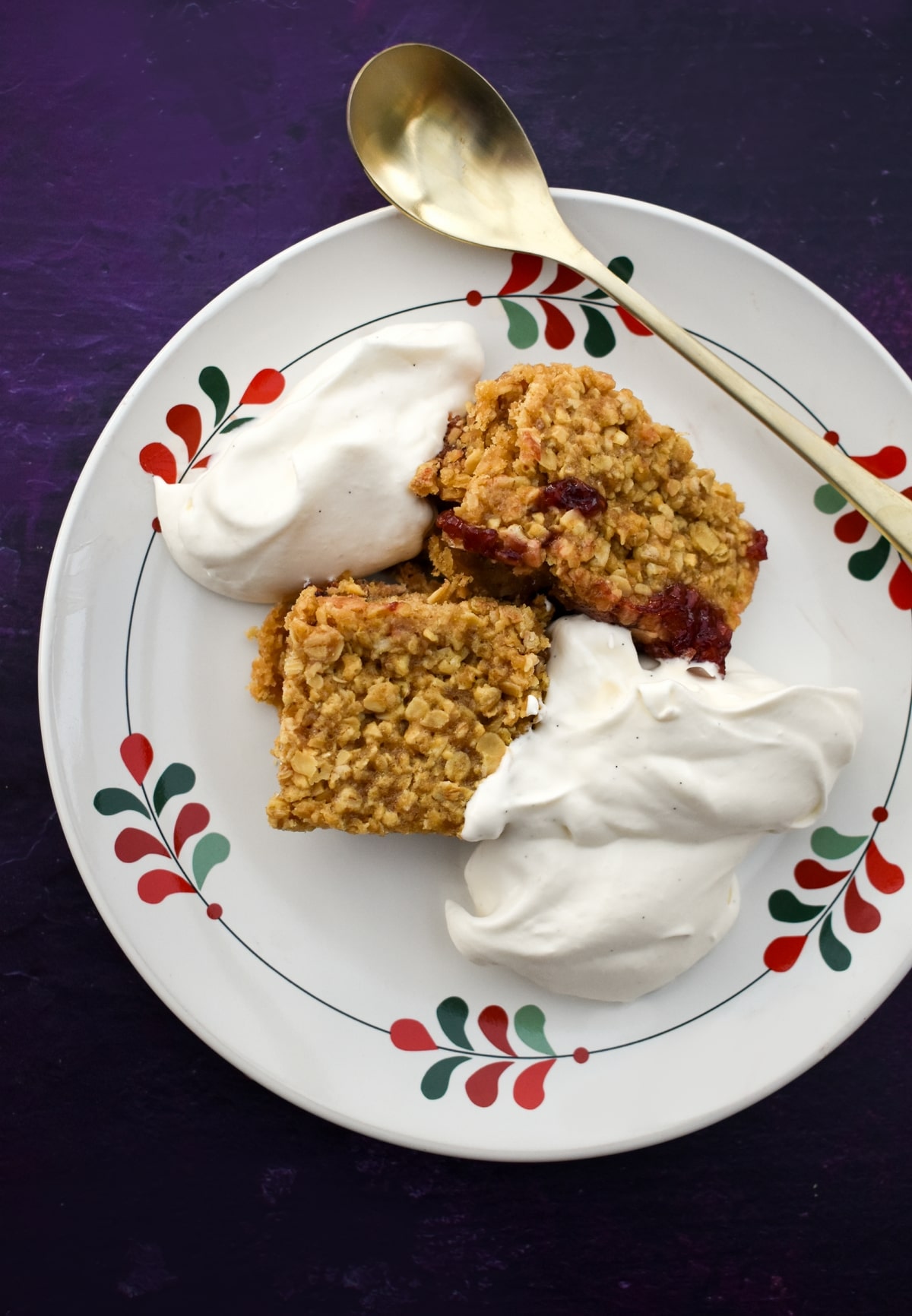 Microwave Jam Flapjacks - Quick and Easy Recipe - theveganlunchbox.co.uk