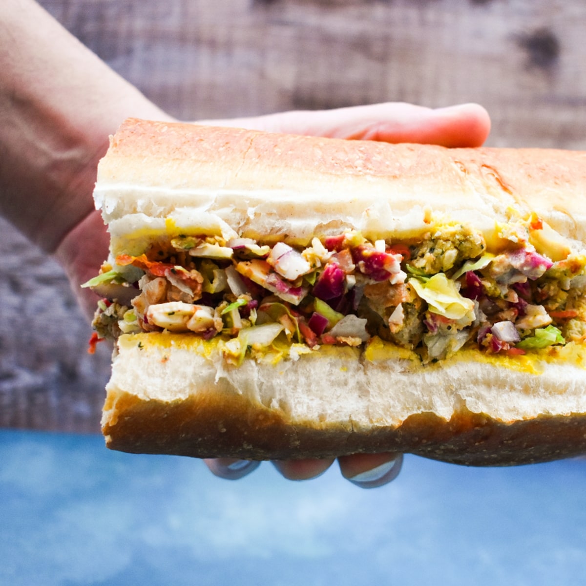 Vegan Tofu Banh Mi - Vietnamese Street Food Sandwich - The Vegan Lunchbox