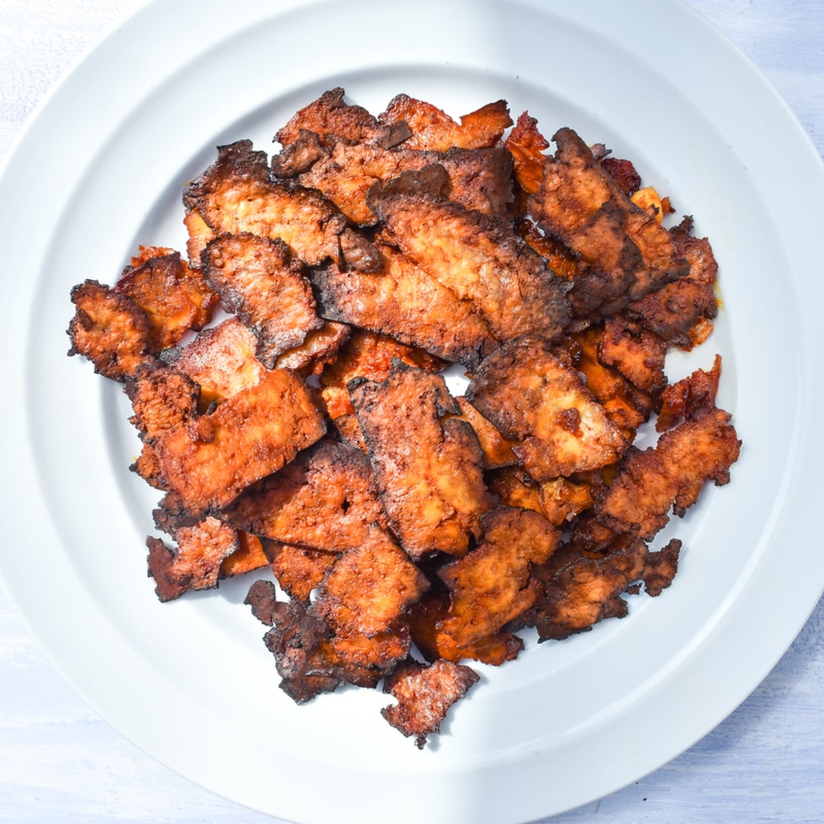 Easy Vegan Gochujang Tofu Bacon - oven or air fryer - theveganlunchbox ...